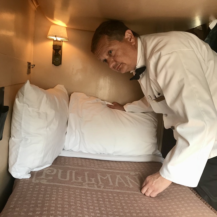 A Pullman Porter Making up a Berth… | DOVER HARBOR